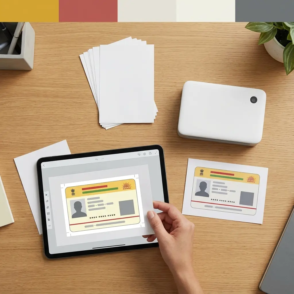 Print Aadhaar Card on 4x6 Paper: The Money-Saving Hack (2026) | DocSet.in